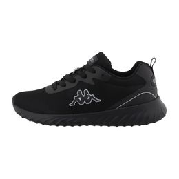 Kappa Damen Sneaker "FANIA", Gr. 36, schwarz, Synthetik, Schuhe