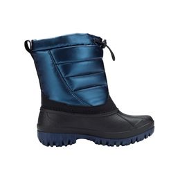 Kangaroos Jungen Winterboots "K-Ben", Gr. 38dk navy, metallic, Synthetik, Textil, Schuhe, Wasserabweisend,Winterschuhe, Winterstiefel, Snowboots