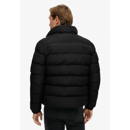 Superdry Herren Steppjacke "SPORTS PUFFER JACKET", schwarz, Gr. XXL, unifarben, Web, Obermaterial: 100% Polyester, Jacken