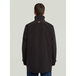 G-Star Raw G-STAR Herren Outdoorjacke "Garber Trenchcoat, nicht wattiert"dk schwarz, dk schwarz, Gr. M, Obermaterial: 82% Polyester, 18% Polyamid, Jacken