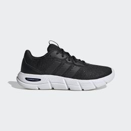 Damen Walkingschuh "CLOUDFOAM FLEX - LACES", adidas Sportswear, Gr. 40,5, schwarz-wei&szlig;, Textil, Schuhe