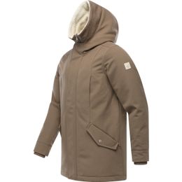 Ragwear Herren Kurzmantel "Mr Cany YOUMODO", braun, Gr. S, Obermaterial: 100% Polyester. Innenfutter: 100% Polyester. Wattierung: 100% Polyester,