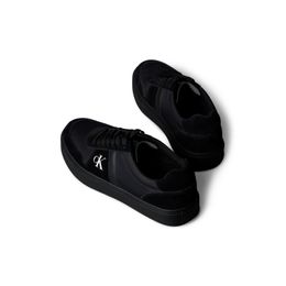 Herren Sneaker "CLASSIC CUPS LACE MIX EMB TONGUE", Calvin Klein Jeans, Gr. 44schwarz, Leder, Lederimitat, unifarben, Schuhe, Schn&uuml;rschuh,