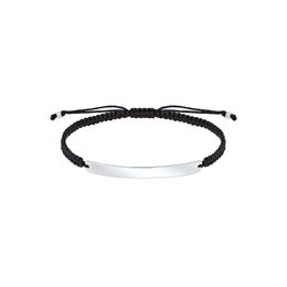 Kuzzoi Bracelet 'Geo, Knoten, Rechteck' male Black size 19