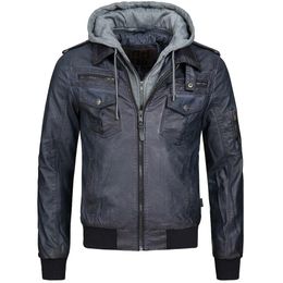 INDICODE JEANS Jacke 'Aaron' Herren Gr&ouml;&szlig;e XL dunkelblau