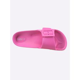 Siebi&acute;s Badepantolette SIEBI`S, Damen, Gr. 38, pink, Synthetik, Schuhe
