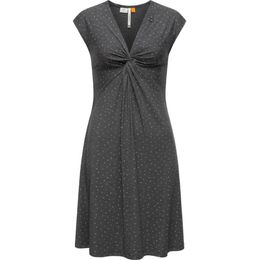 Ragwear Kleid 'Comfrey' Damen Gr&ouml;&szlig;e 36 dunkelgrau / wei&szlig; Winterkleid