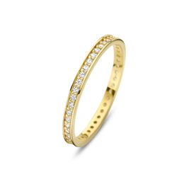 Isabel Bernard Ring Damen Gr&ouml;&szlig;e 60 gold / transparent