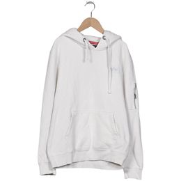 Alpha Industries Kapuzenpullover Herren Gr&ouml;&szlig;e M Second Hand wei&szlig;