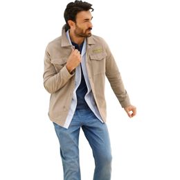 Catamaran Herren Jacke mit Klettverschluss-Brusttaschen schlamm Gr&ouml;&szlig;e 48