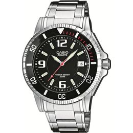 Casio Analog Watch 'MTD-1053D-1AVES' male Silver size One Size
