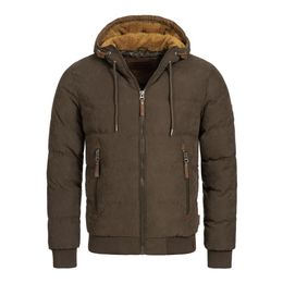 INDICODE Jeans Winter Jacket 'Adeline' male Brown size S