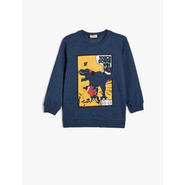 KOTON Sweatshirt Jungen Gr&ouml;&szlig;e 104/110 dunkelblau / curry / rot / schwarz