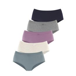 VIVANCE BY LASCANA Taillenslip mehrfarbig Gr. 44/46 f&uuml;r Damen. Mit Schleife. K&ouml;rpernah. Nachhaltig.