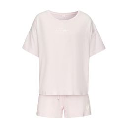 s.Oliver Shorty pink Gr. 44/46 f&uuml;r Damen. Mit Rundhals. L&auml;ssig Geschnitten. Nachhaltig.