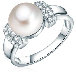 Valero Pearls Ring Damen Gr&ouml;&szlig;e 54 silber / perlwei&szlig;