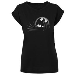 F4NT4STIC Shirt 'DC Comics Batman Spot' Damen Gr&ouml;&szlig;e XXL grau / schwarz / wei&szlig;