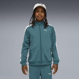 Puma Jungen Sweatjacke "T7 ALWAYS ON Trainingsjacke Jungen"emerald ice gr&uuml;n, Gr. 176, Obermaterial: 100% Polyester. Rippe: 2% Elasthan, 98%