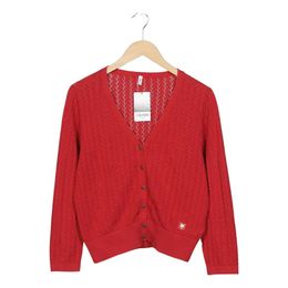 Blutsgeschwister Strickjacke Damen Gr&ouml;&szlig;e XL Second Hand rot