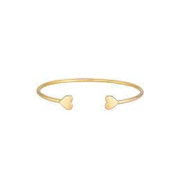 Elli Premium Armband Herz, Armreif, offen Damen Gr&ouml;&szlig;e 16 gold