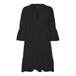 V&eacute;ro Moda VERO MODA Blusenkleid Damen Gr&ouml;&szlig;e 34 schwarz Winterkleid