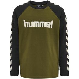 Hummel Shirt Jungen Gr&ouml;&szlig;e 164 dunkelgr&uuml;n / schwarz / wei&szlig;