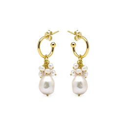 Luxenter Earrings 'Zoqoyi' female White size One Size