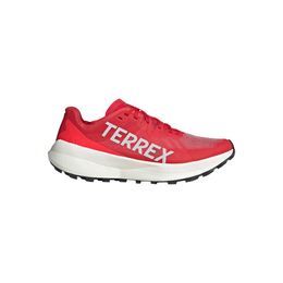 adidas terrex Laufschuh 'Agravic Speed' Herren Gr&ouml;&szlig;e 42.5/43 hellgrau / rot