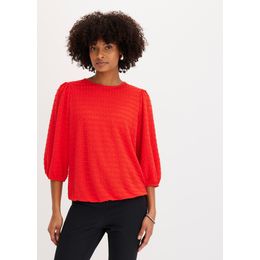 bonprix Shirt-Tunika mit Struktur, rot