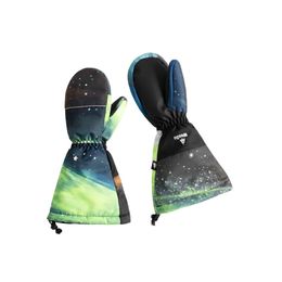 WeeDo Fausthandschuhe 'Cosmo Space' Jungen Gr&ouml;&szlig;e XXXS/XXS blau / limette / schwarz / wei&szlig;