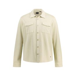 JP1880 Button Up Shirt male Beige size 5XL