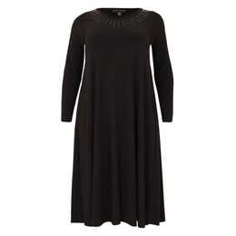 Yoek Kleid Damen Gr&ouml;&szlig;e 50/52 schwarz Winterkleid
