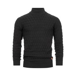 INDICODE Jeans Sweater 'Alpha' male Black size S