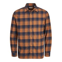 Jack & Jones Jack & Jones Button Up Shirt 'JJJoshua' male Brown size XXL