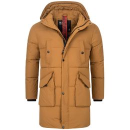 INDICODE Jeans Winter Jacket 'Dexter' male Beige size S