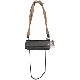Zara Handtasche klein Leder Damen Gr&ouml;&szlig;e One Size Second Hand schwarz