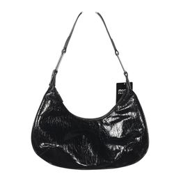Mango Handtasche klein Leder Damen Gr&ouml;&szlig;e One Size Second Hand schwarz