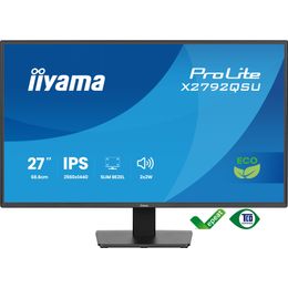 iiyama ProLite X2792QSU-B1 | 27" QHD IPS Monitor &ndash; Energieeffizient & nachhaltig
