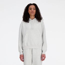 New Balance Sweatshirt 'Essentials' Damen Gr&ouml;&szlig;e XXS hellgrau / wei&szlig;
