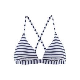 Venice Beach Bikini Top female Blue, White size 40