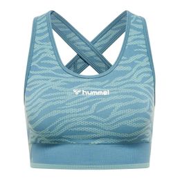 Hummel Sports Bra 'MT Saga' female Blue size M