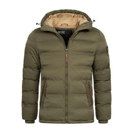 INDICODE Jeans Winter Jacket male Green size S