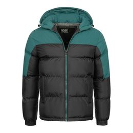 INDICODE JEANS Winterjacke 'Danix' Herren Gr&ouml;&szlig;e M jade / schwarz