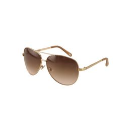 Fossil Sonnenbrille Damen Gr&ouml;&szlig;e One Size Second Hand gold