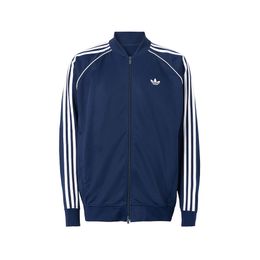 adidas originals Zip-Up Hoodie 'SST Adicolor Classics' male Blue size XXXL