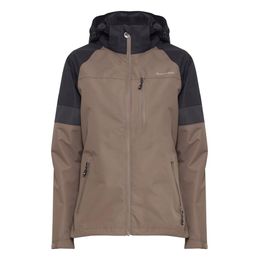 North Bend Funktionsjacke 'Toana' Damen Gr&ouml;&szlig;e XXL taupe / schwarz