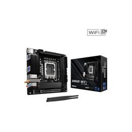 Asrock Mainboard "B860I WiFi", schwarz (ohne farbbezeichnung), B:21cm H:5,6cm T:27,4cm, Mainboards