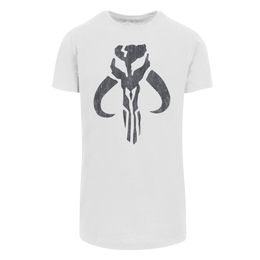 F4NT4STIC Shirt 'Star Wars The Mandalorian Banther Skull' male White size S