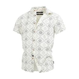 INDICODE Jeans Button Up Shirt ' Cotta ' male White size S