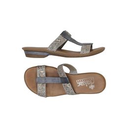 Rieker Sandalen Damen Gr&ouml;&szlig;e 38 Second Hand silber